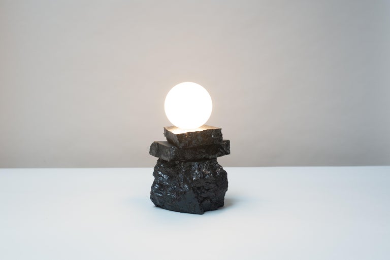 Anthracite Coal Table Light Contemporary Light For Sale at 1stDibs ...