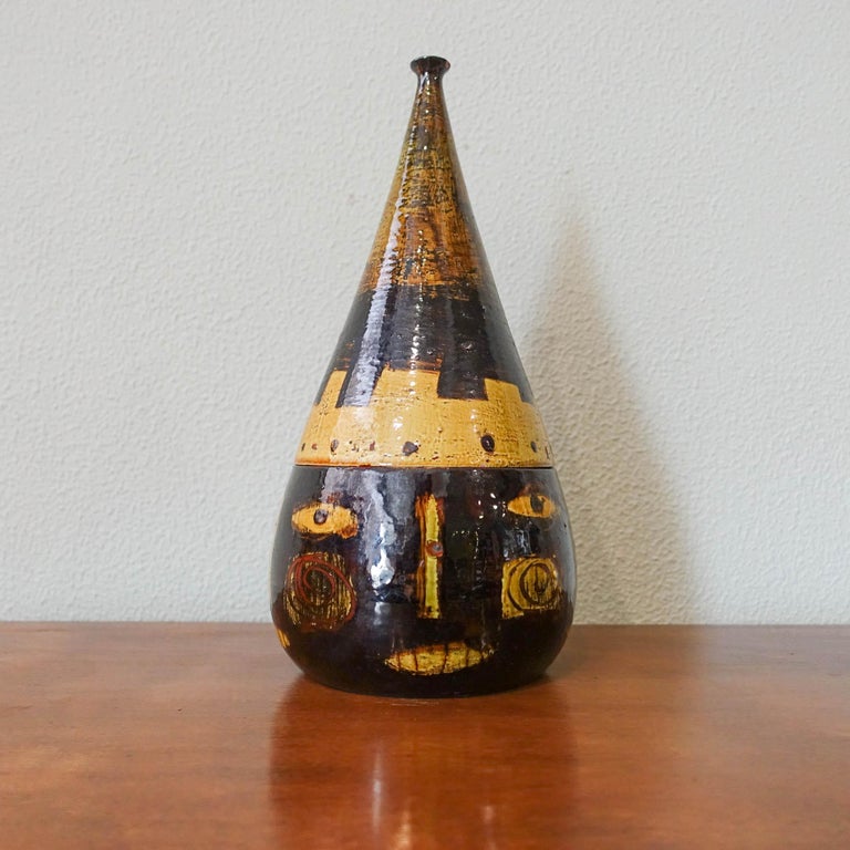 Anthropomorphic Vintage Ceramic Box, 1950's For Sale at 1stDibs