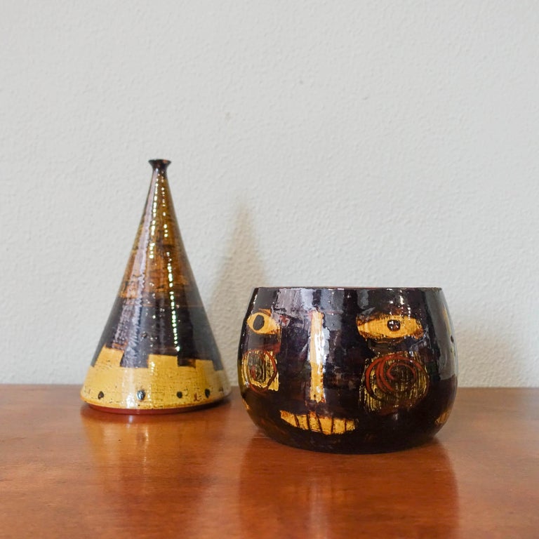 Anthropomorphic Vintage Ceramic Box, 1950's For Sale at 1stDibs