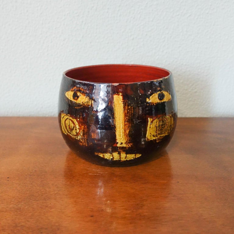 Anthropomorphic Vintage Ceramic Box, 1950's For Sale at 1stDibs