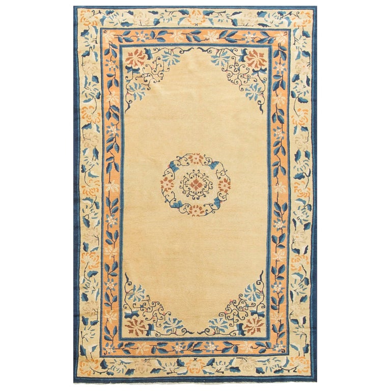 Antiaue Chinese Rug, Carpet, circa 1890 For Sale at 1stDibs