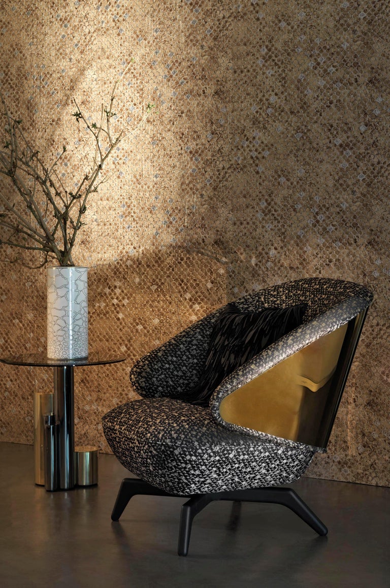 21st Century Antigua Side Table in Metal by Roberto Cavalli Home ...