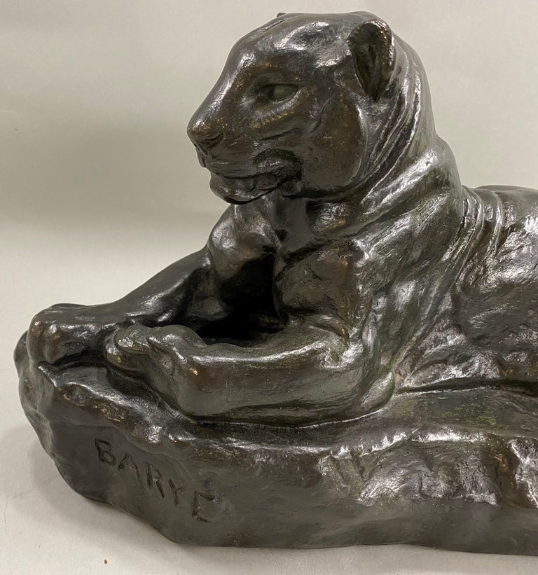 Antoine-Louis Barye - Panther of India For Sale at 1stDibs