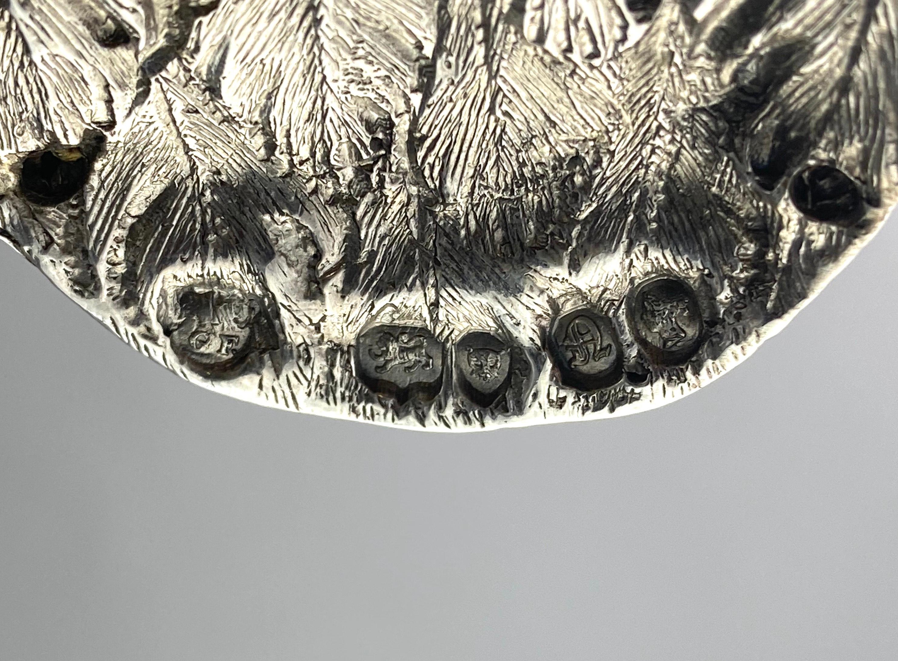 Antique Victorian Sterling Silver Ink Stand in the Shape of an Owl ...