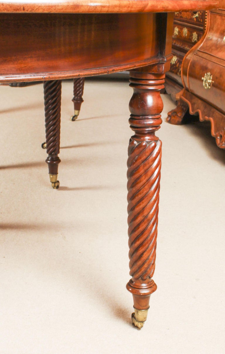 Antique Regency Concertina Action Dining Table 19th Century For Sale at ...