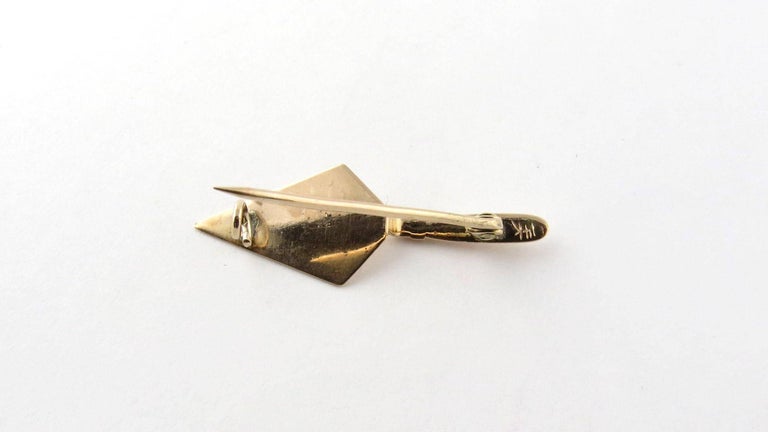 Antique 14 Karat Yellow Gold Trowel Masonic Lapel Pin at 1stDibs ...