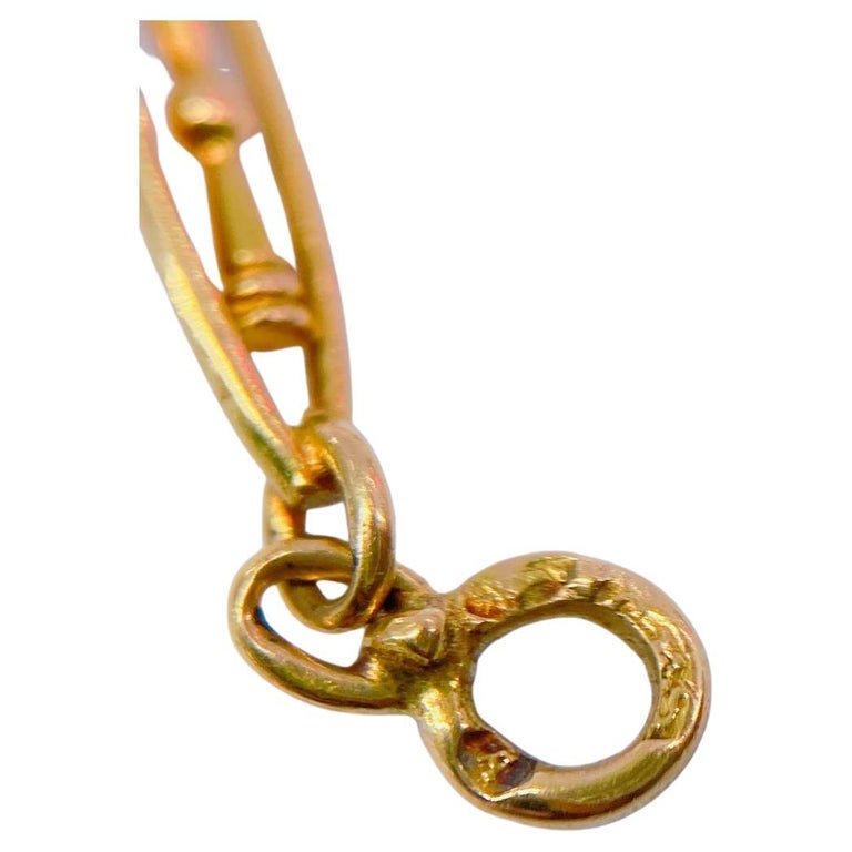 Antique Astro Hungarian Empire Sapphire And Ruby Gold Chain Necklace ...