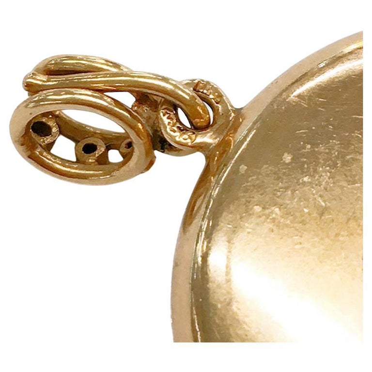 Antique Diamond Cross Gold Locket Pendant For Sale at 1stDibs