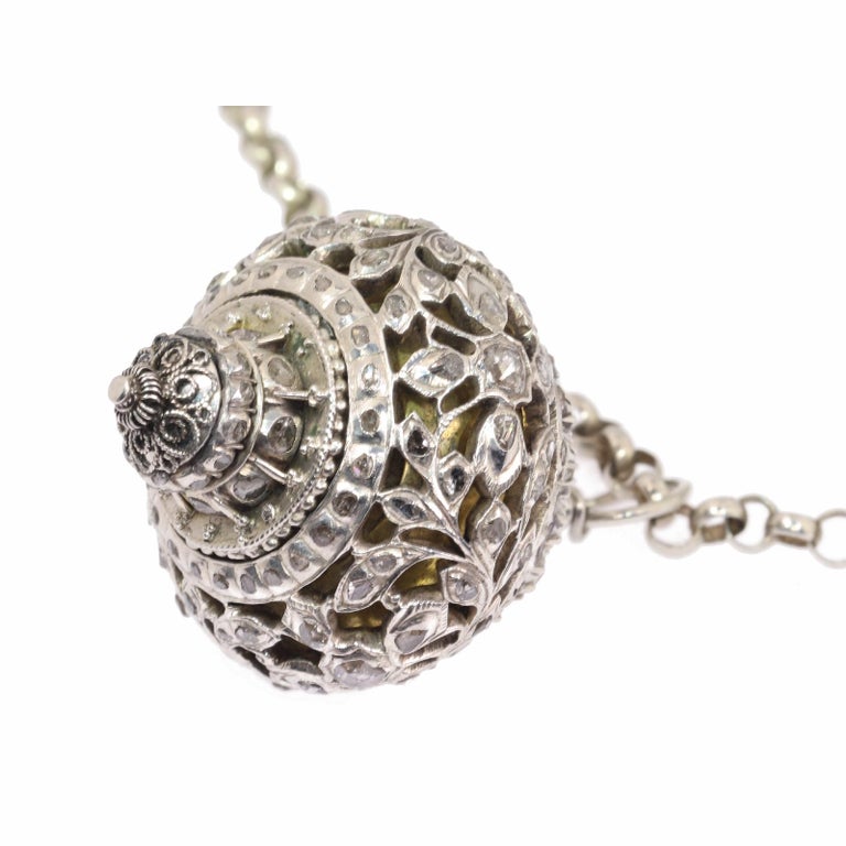 Antique 16th Century Diamond Embellished Pomander Sphere at 1stDibs ...