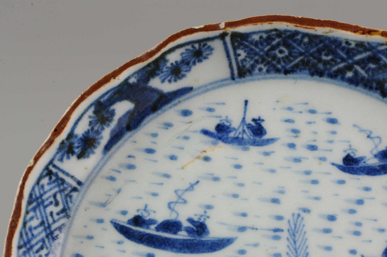 Antique 17th-18th Century Arita Plate / Dish Set Japan Japanese Edo ...