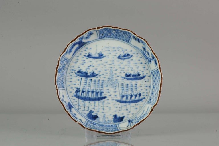 Antique 17th-18th Century Arita Plate / Dish Set Japan Japanese Edo ...