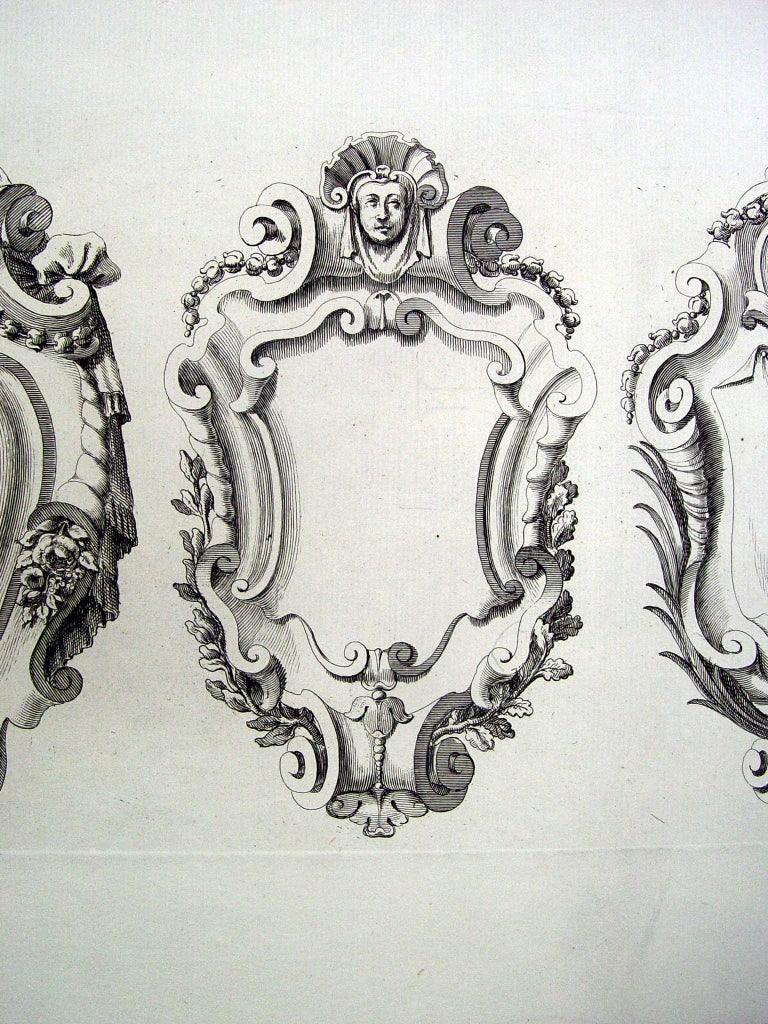 Antique 1728 James Gibbs Architectural Ornament Engraving For Sale at ...