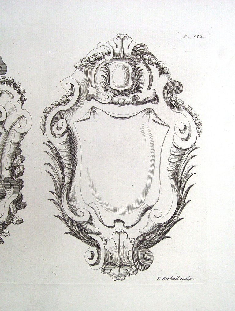 Antique 1728 James Gibbs Architectural Ornament Engraving For Sale at ...