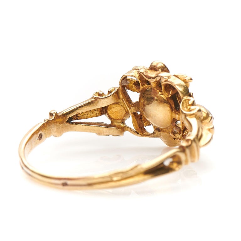 Antique, 17th Century, Rose-Cut Diamond Ring at 1stDibs | 17th century ...