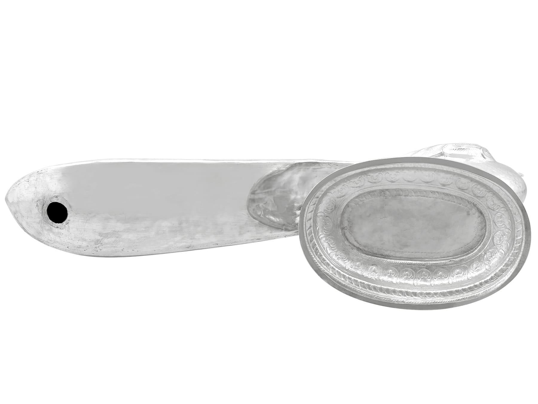 Antique 1800s Indian Silver Peafowl Bird Ornaments For Sale at 1stDibs