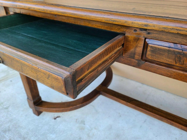 Antique 1800s Library Dining Table 6 Drawer at 1stDibs