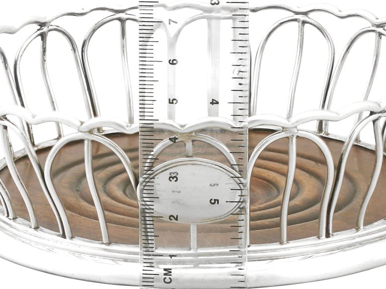 Antique 1823 Newcastle English Sterling Silver Coasters For Sale at 1stDibs