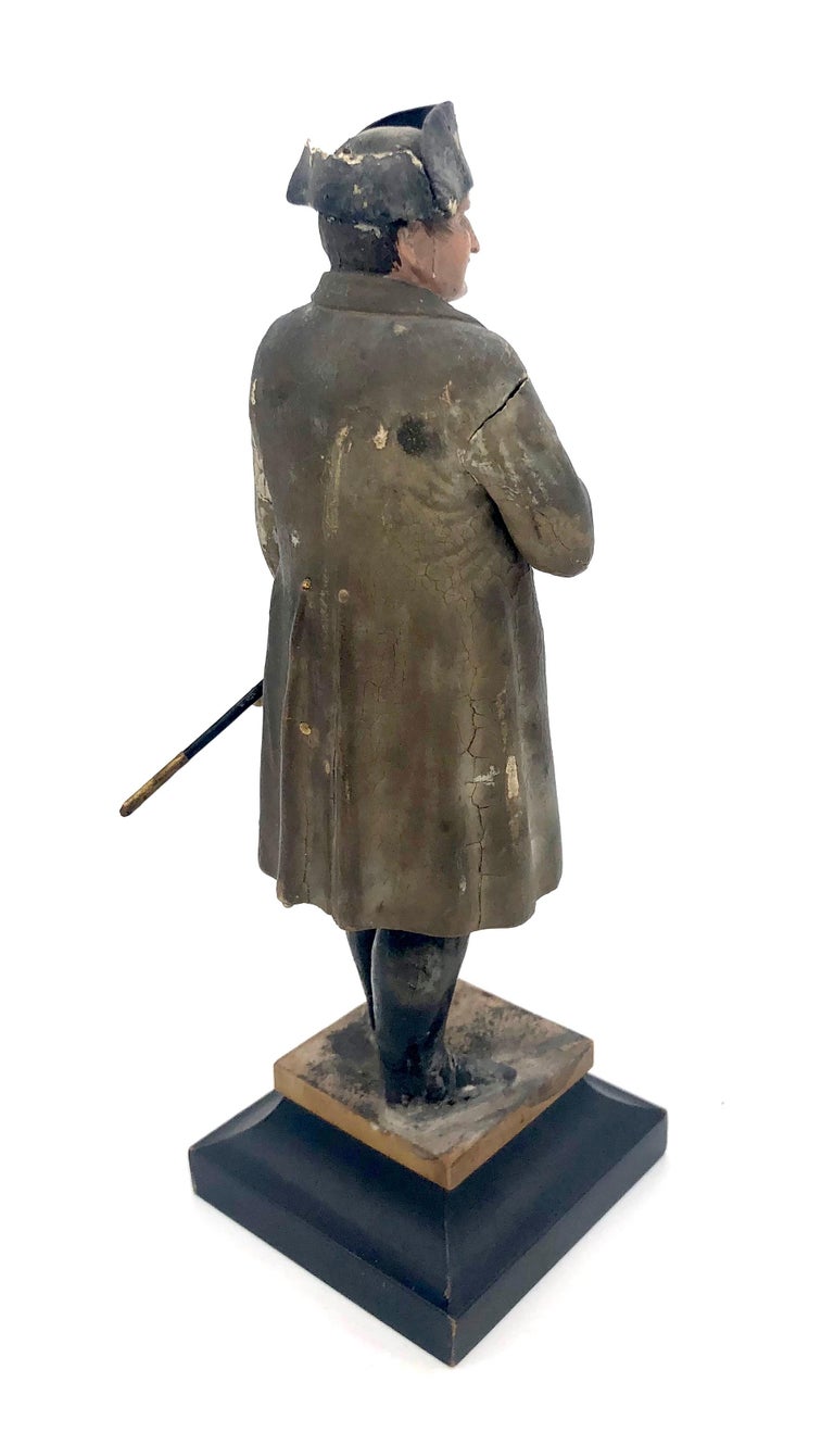 Antique 1830 Statue of Napoleon with Dagger and Document Wood Paper ...