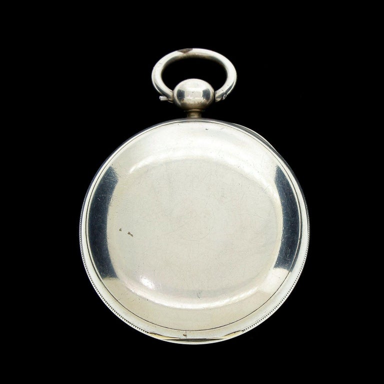 Antique 1832 Joseph Holden Liverpool Ornate Silver Dial Fusee Pocket ...