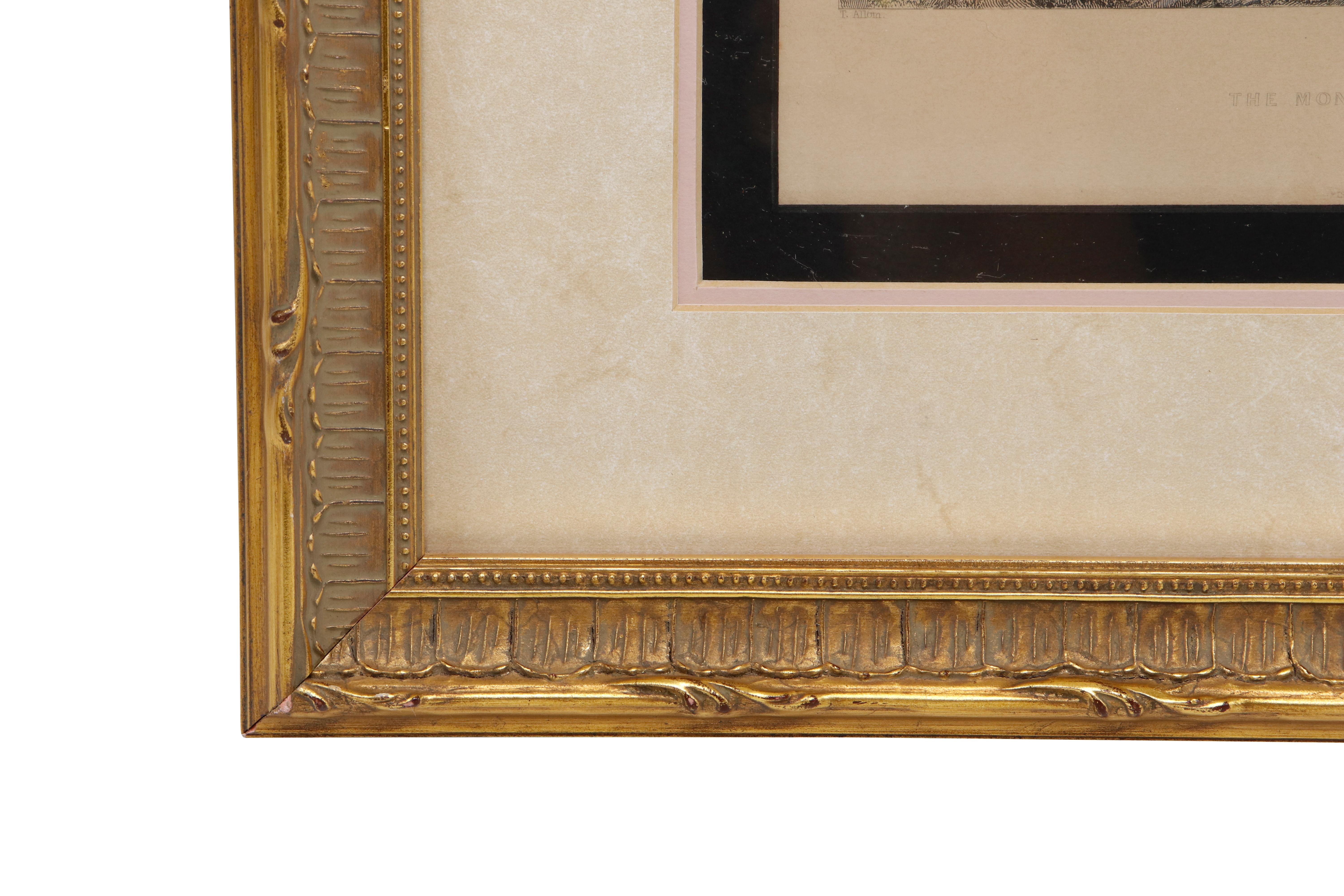 Antique 1837 Hand Colored Engravings, Set of 4 For Sale at 1stDibs