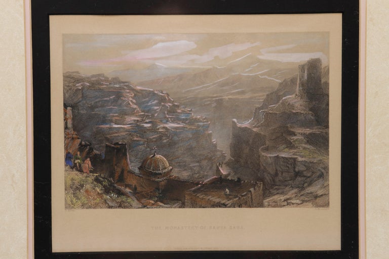 Antique 1837 Hand Colored Engravings, Set of 4 For Sale at 1stDibs