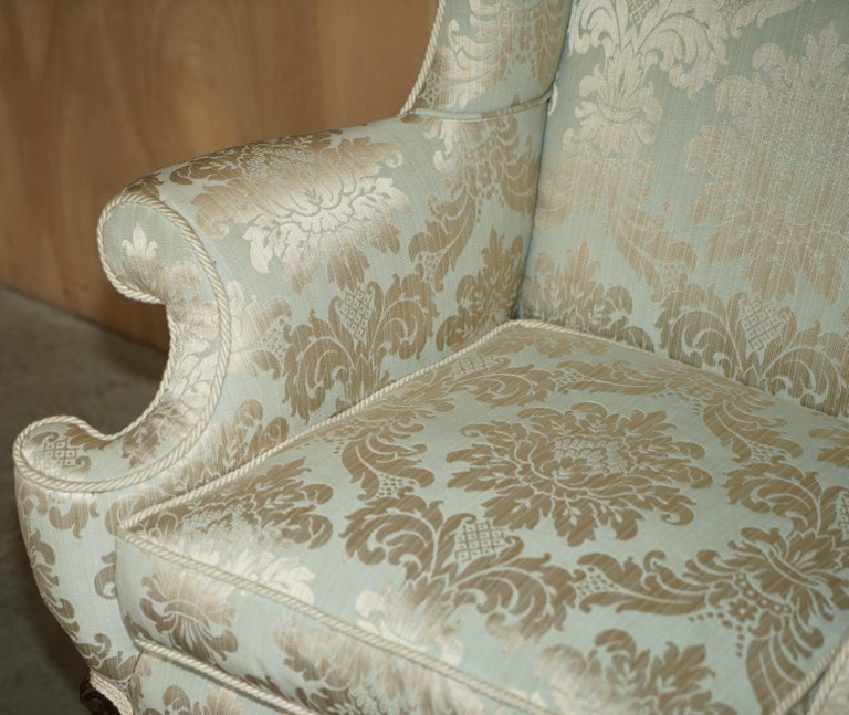 Antique 1840 Museum Quality Claw and Ball Carved Feet Wingback Very ...
