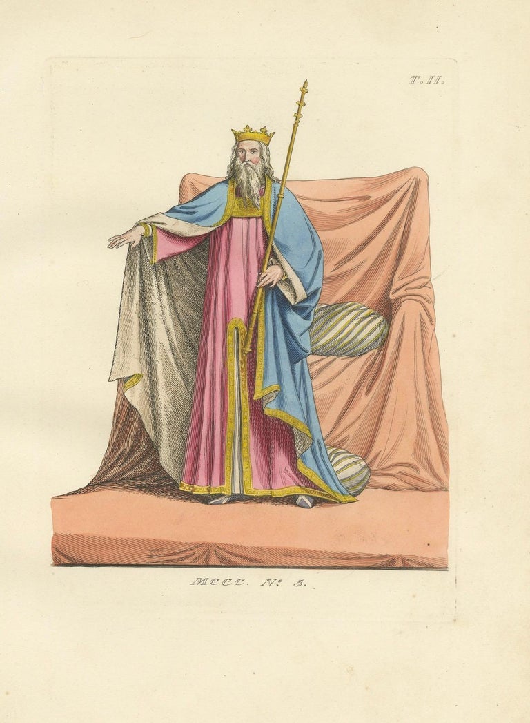 medieval king drawing