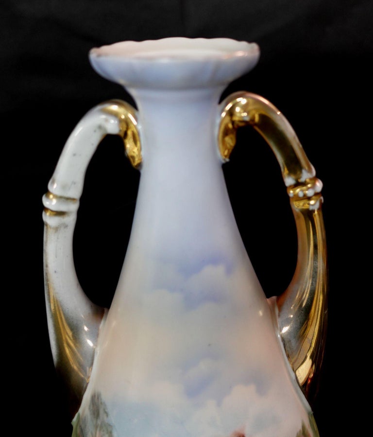 Antique 1890s Victoria Austria Vase "Marked", #Ric00012 For Sale at 1stDibs