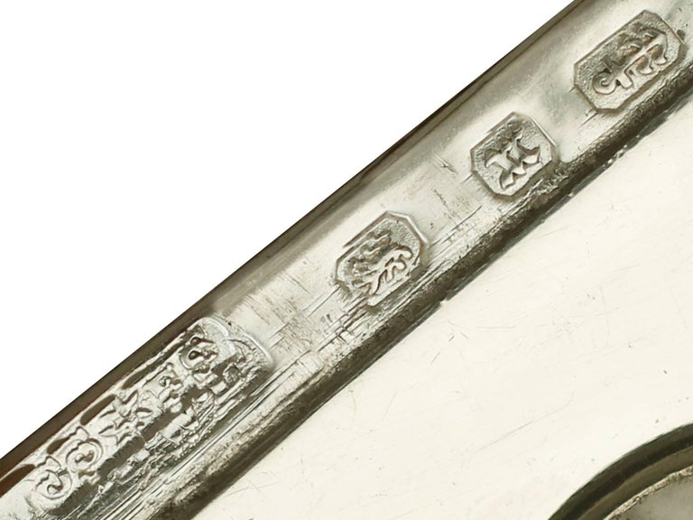 Antique 1890s Victorian Sterling Silver Compass Vesta Case at 1stDibs