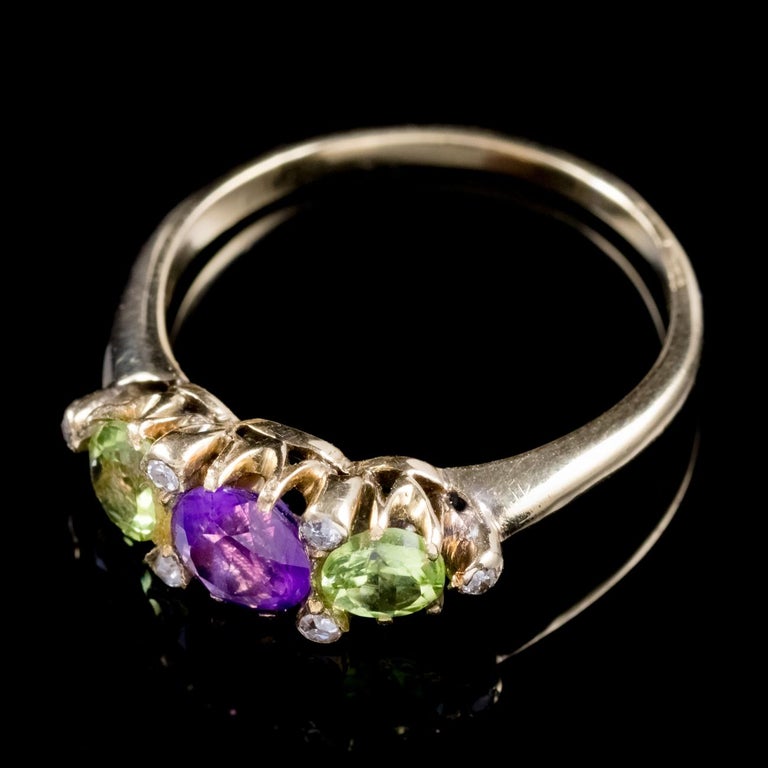 Antique 18 Carat Gold Suffragette Ring Victorian, circa 1900 at 1stDibs