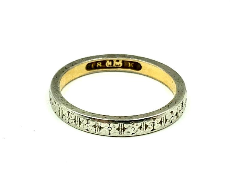 Antique 18K Gold Hayden W. Wheeler and Co. Four Leaf Clover Wedding ...