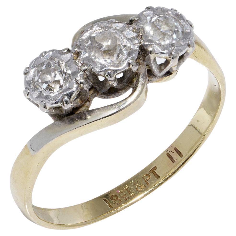 Antique 3 Stone Diamond Rings - 583 For Sale on 1stDibs | antique 3 ...