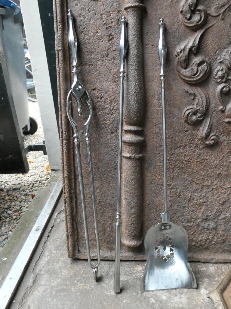 Antique 18th - 19th C. English Georgian Fire Companion Set For Sale at ...