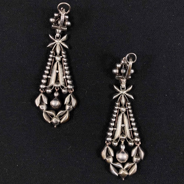 Antique 18th/19th Century Chrysolite Chrysoberyl Pendant Earrings ...