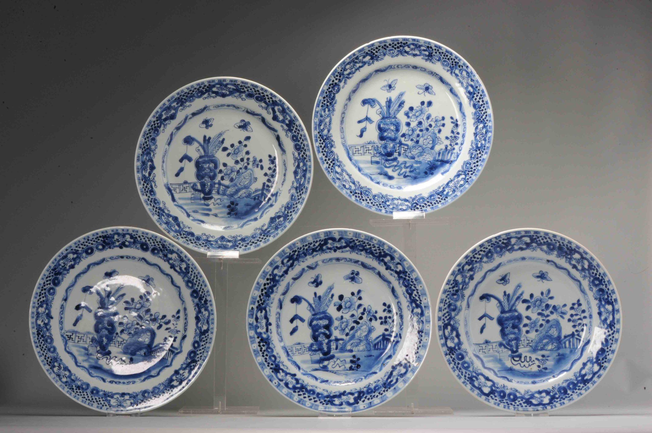 Antique 18th century Chinese Porcelain Sets Dinner Plates For wall ...