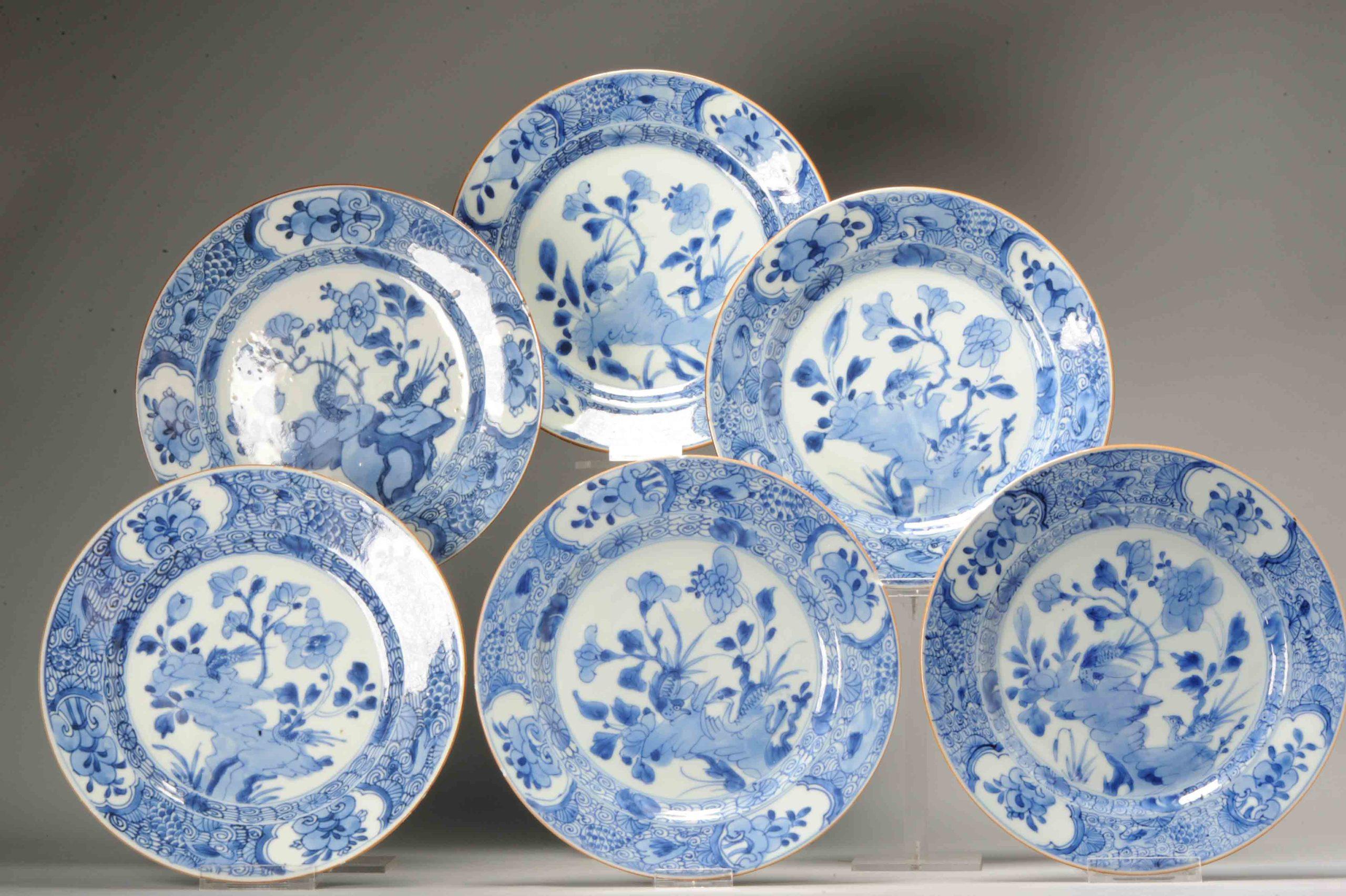 Antique 18th century Chinese Porcelain Sets Dinner Plates For wall ...