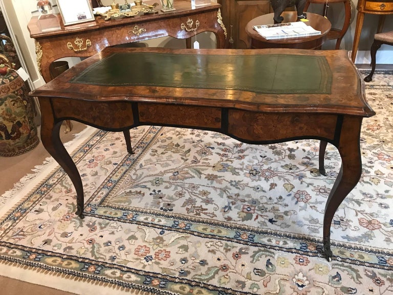 Antique 18th Century Dutch Marquetry Leather Top Desk Writing Table For ...