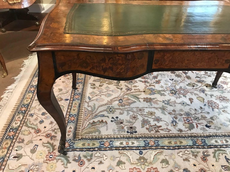 Antique 18th Century Dutch Marquetry Leather Top Desk Writing Table For ...