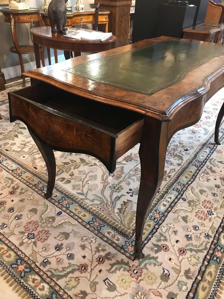 Antique 18th Century Dutch Marquetry Leather Top Desk Writing Table For ...