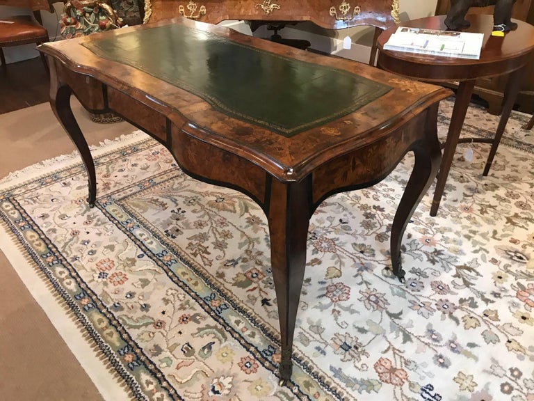 Antique 18th Century Dutch Marquetry Leather Top Desk Writing Table For ...