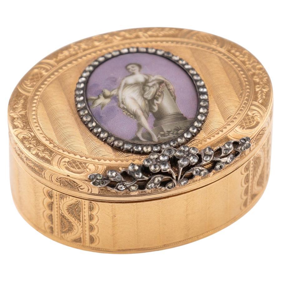 18th Century 18-Karat Gold-Mounted Hardstone Snuff Box, circa 1790 at ...