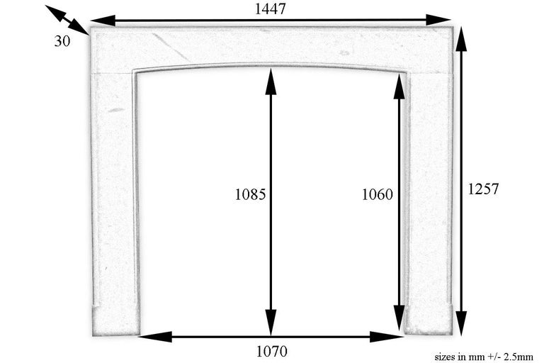Antique 18th Century Georgian Slate Bolection Fireplace Frame at 1stDibs