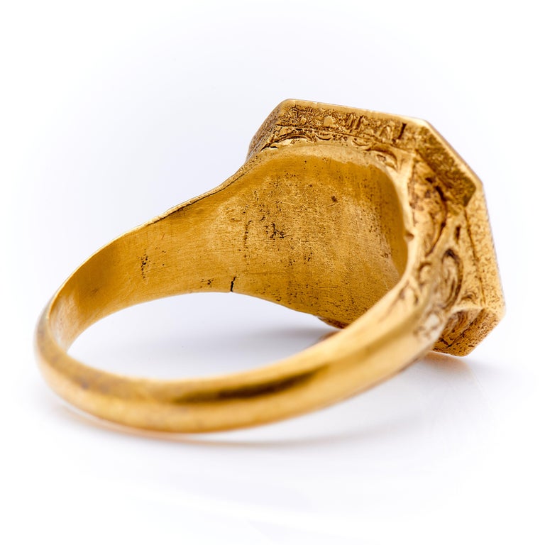 Antique, 18th Century, Gold Signet Ring at 1stDibs | elizabethan signet ...