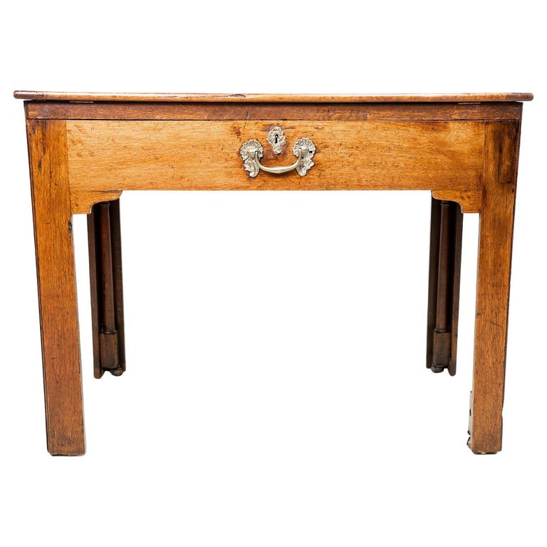 Antique 18th Century Oak Architects Drawing Table For Sale at 1stDibs