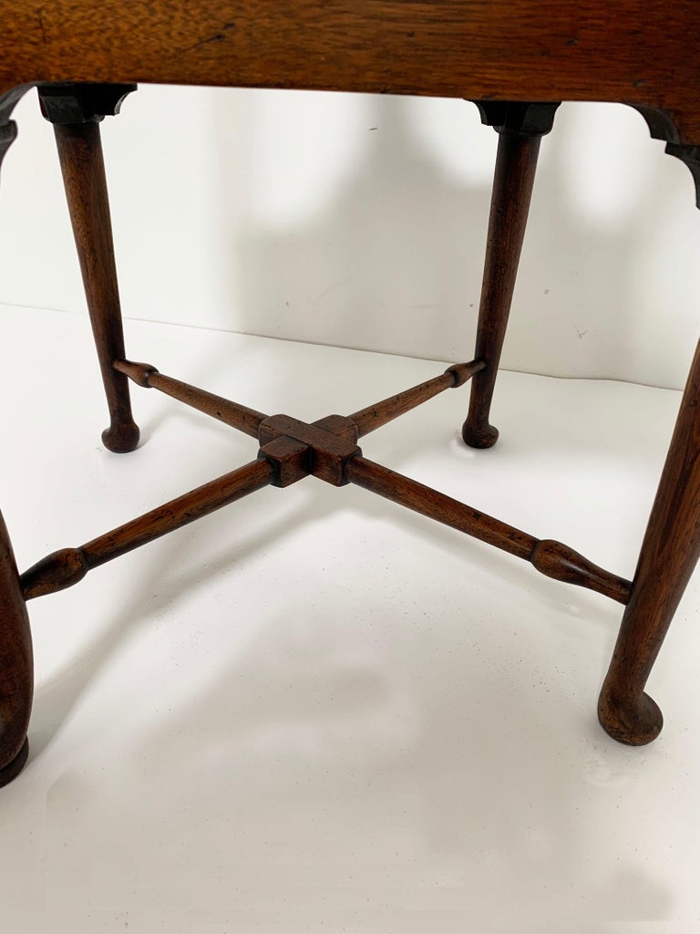 Antique 18th Century Queen Anne High-Back Corner Chair at 1stDibs ...
