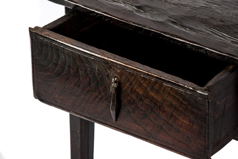 Antique 18th Century Spanish Provincial Chestnut Side Table or Tavern ...