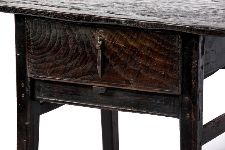 Antique 18th Century Spanish Provincial Chestnut Side Table or Tavern ...