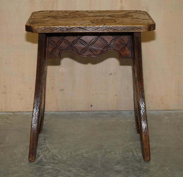Antique 1905 Liberty's London Qing Dynasty Stool / Side End Table ...