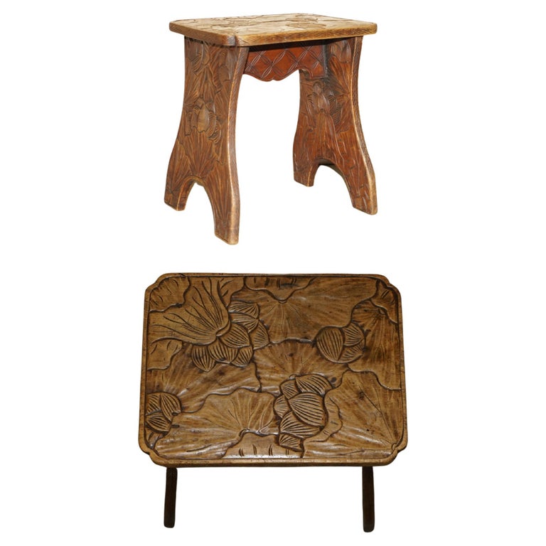 Antique 1905 Liberty's London Qing Dynasty Stool / Side End Table ...