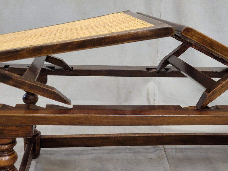 Antique 1910s Leveson and Sons English Colonial Campaign Folding Chair ...